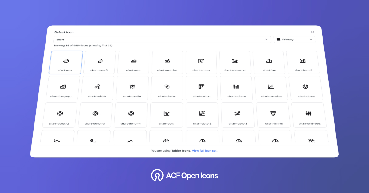 Open Icons — A Better Icon Picker for Advanced Custom Fields